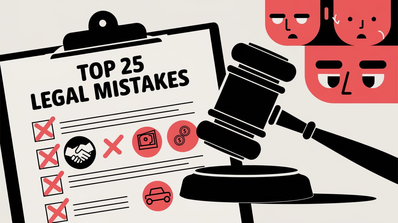 25 Common Legal Mistakes Americans Make - Legal Affairs