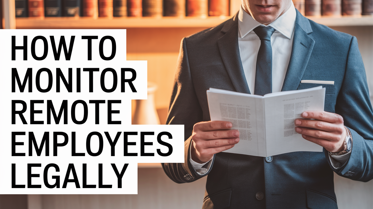 How to Monitor Remote Employees Legally - Pro Guide - Legal Affairs