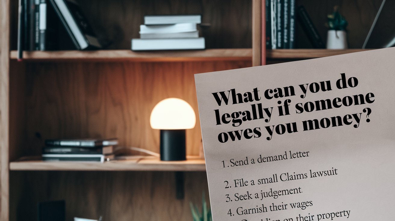 What Can You Do Legally If Someone Owes You Money: Essential Steps ...
